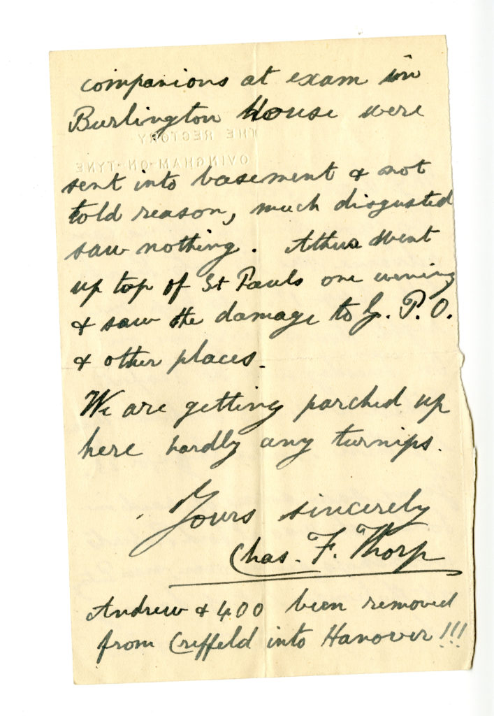 Dear Tom: The Words of War - Northumberland Archives